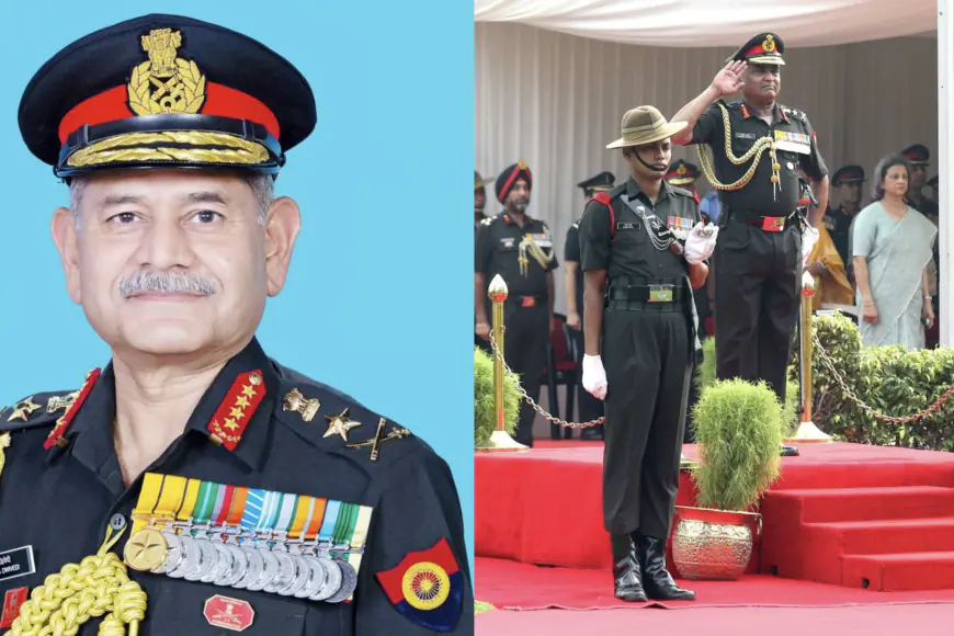 General Upendra Dwivedi becomes Army Chief, Guard of Honor to General ...