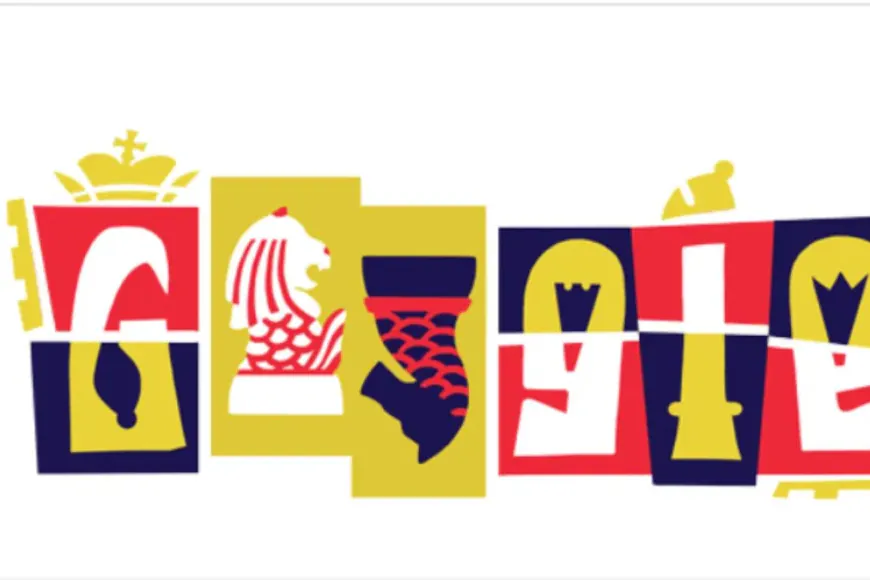 Google created a special doodle to celebrate the grand finale of the World Chess Championship ...